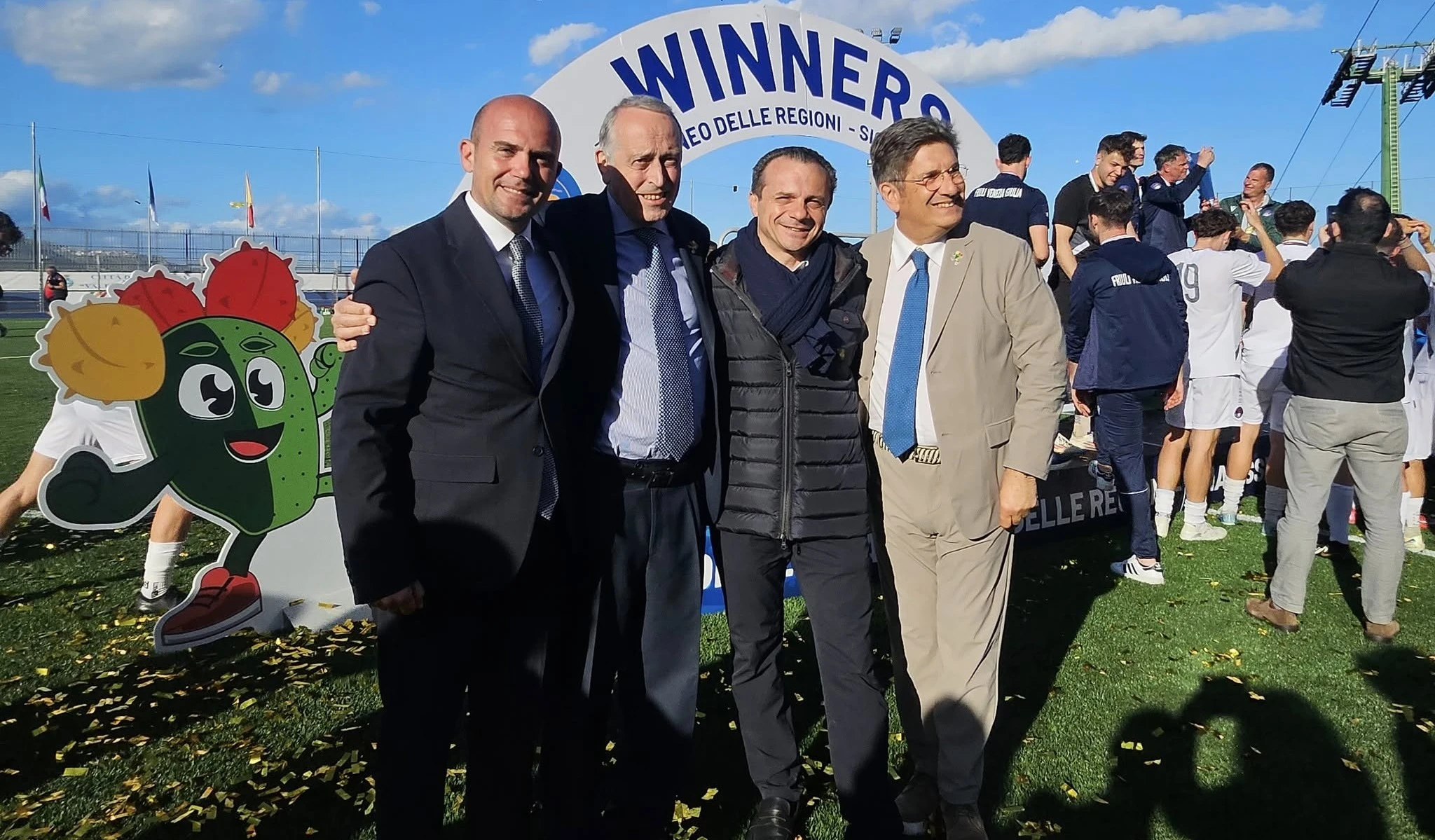 "Torneo delle Regioni" di calcio a Taormina. De Luca: "Grande evento ...